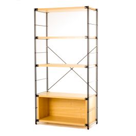 NEW YORK STORAGE 5 LAYER WITH BOX - Reproduction de meubles